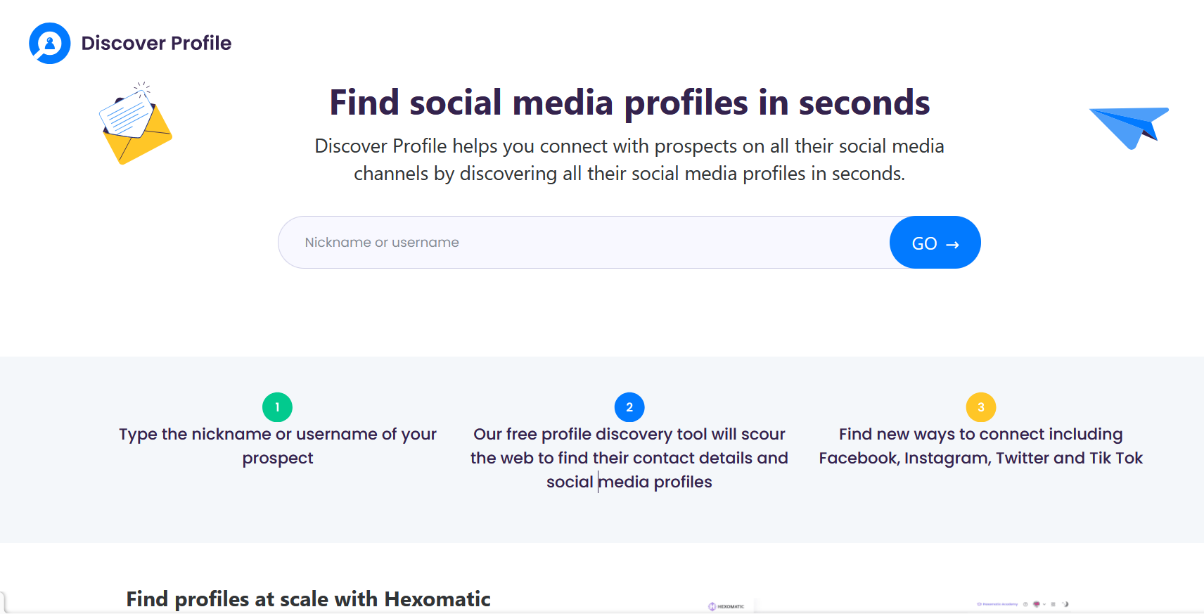 How to find people social media profiles fast